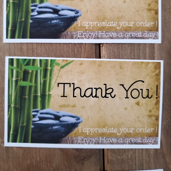 Office | Thank You Cards Business Card Spa Sauna Zen Closet | Poshmark